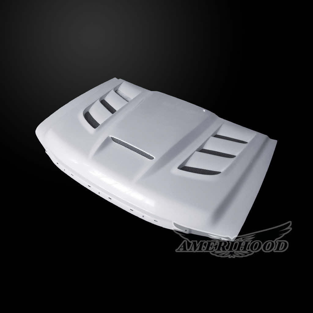 2011-14 Sierra 2500/3500 VIP Style Functional Ram Air Hood